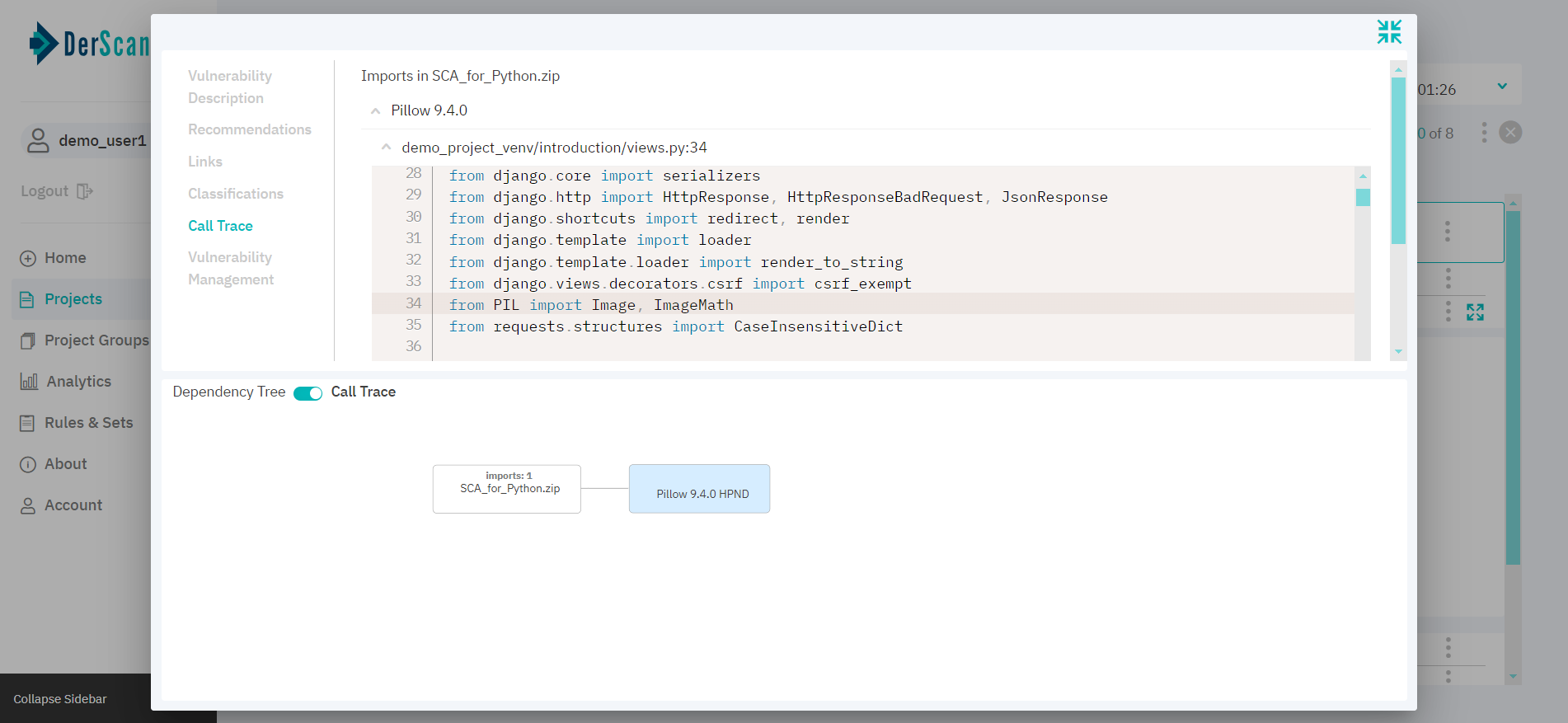 SCA | DerScanner | Application Security | SAST, DAST, SCA